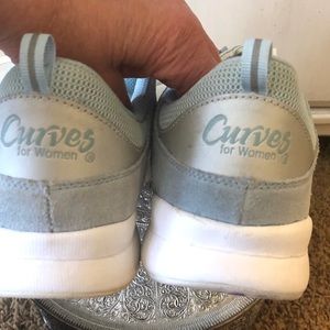 Avon | Shoes | Curves Womens Athletic Shoe Blue And White Avon | Poshmark